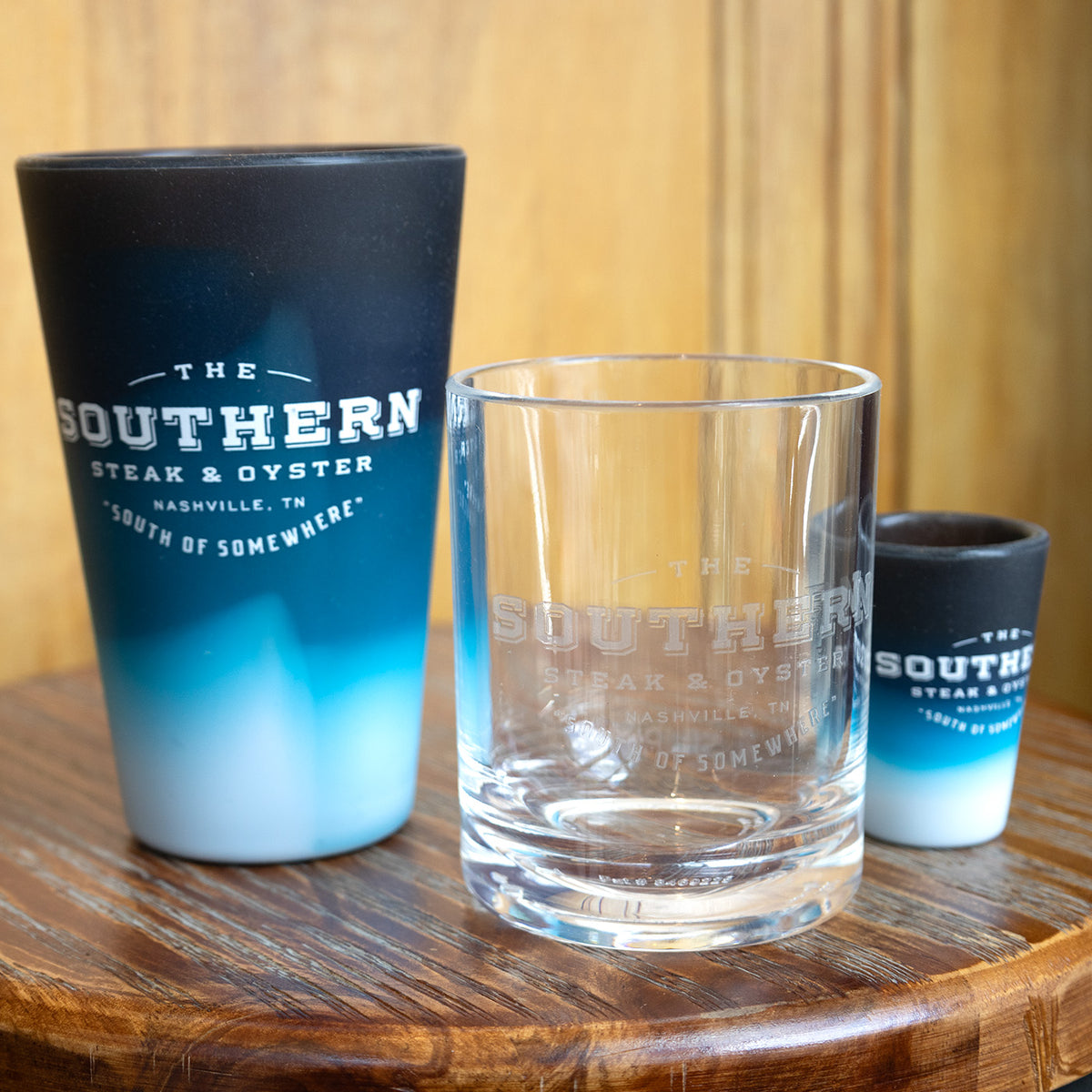 The Southern SiliPint Clear Rocks Glass – Southernaire Market